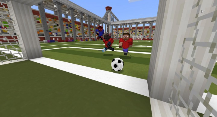 Soccer in Minecraft Minecraft Map