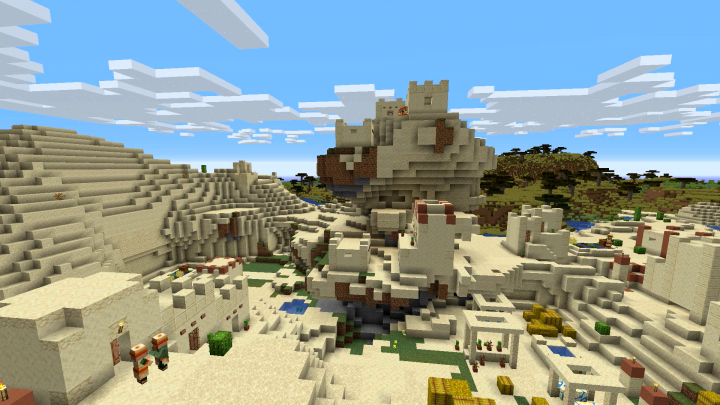 SEED:Beautifully destroyed world Minecraft Map