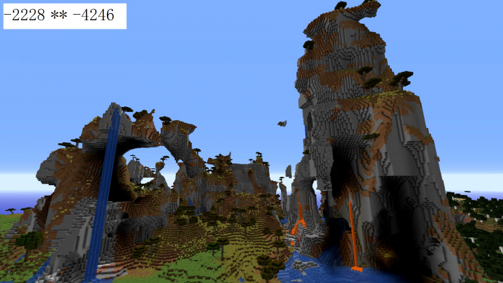 SEED:Beautifully destroyed world Minecraft Map