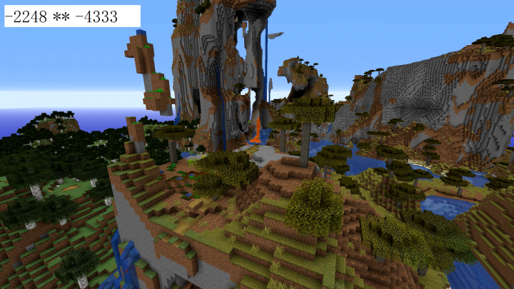 SEED:Beautifully destroyed world Minecraft Map