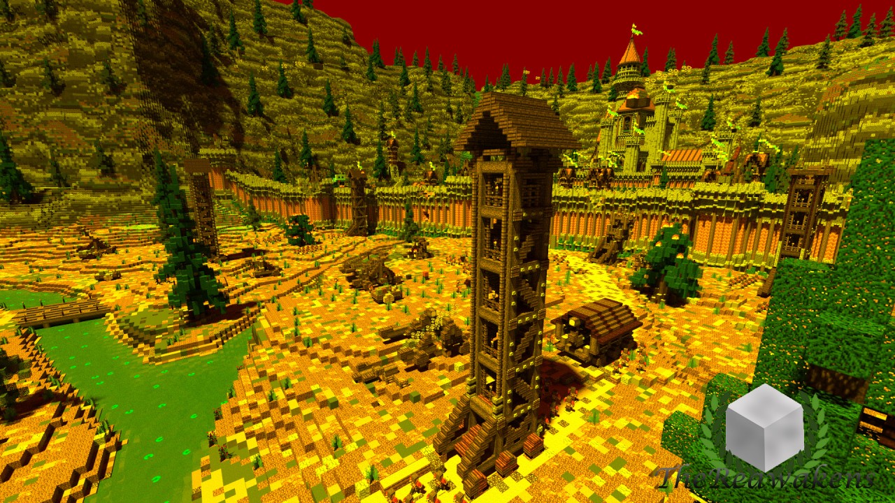 TheReawakens - Valley of Silkfall the Siege ~ Timelapse Minecraft Map