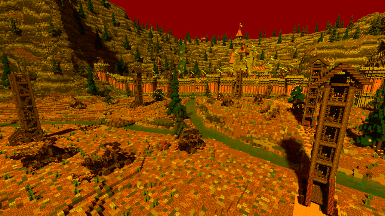 TheReawakens - Valley of Silkfall the Siege ~ Timelapse Minecraft Map