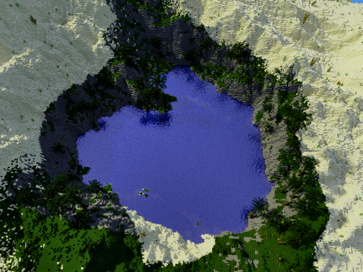 4k * 4k Survival Friendly 19 biome Free to Use Custom Terrain Minecraft Map