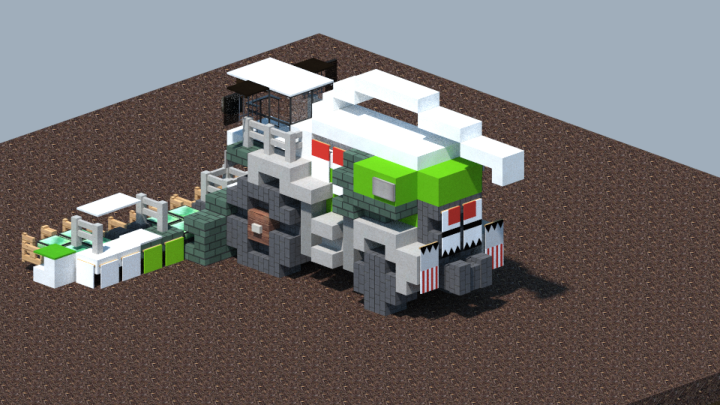 Claas Forage harvester [With download] Minecraft Map