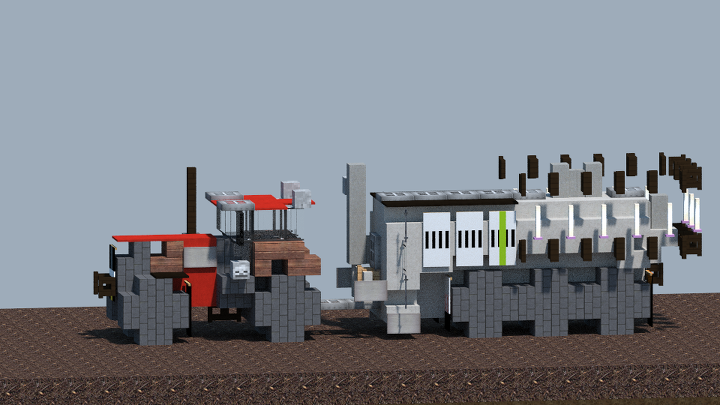 Case tractor with slurry spreader [With Download] Minecraft Map
