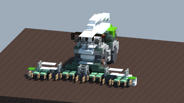 Claas Forage harvester [With download] Minecraft Map