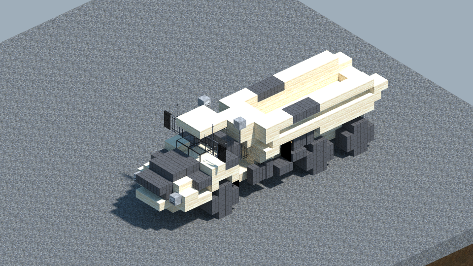 Articulated dump truck [With Download] Minecraft Map