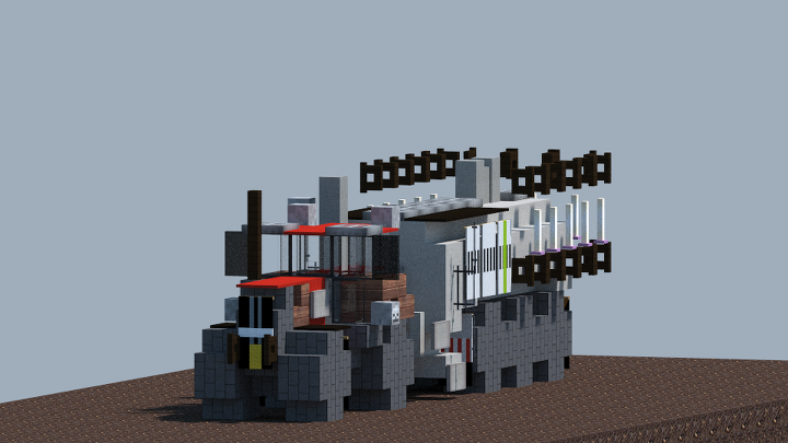 Case tractor with slurry spreader [With Download] Minecraft Map