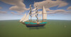 FIctonal sailing ship Minecraft Map