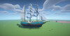 FIctonal sailing ship Minecraft Map