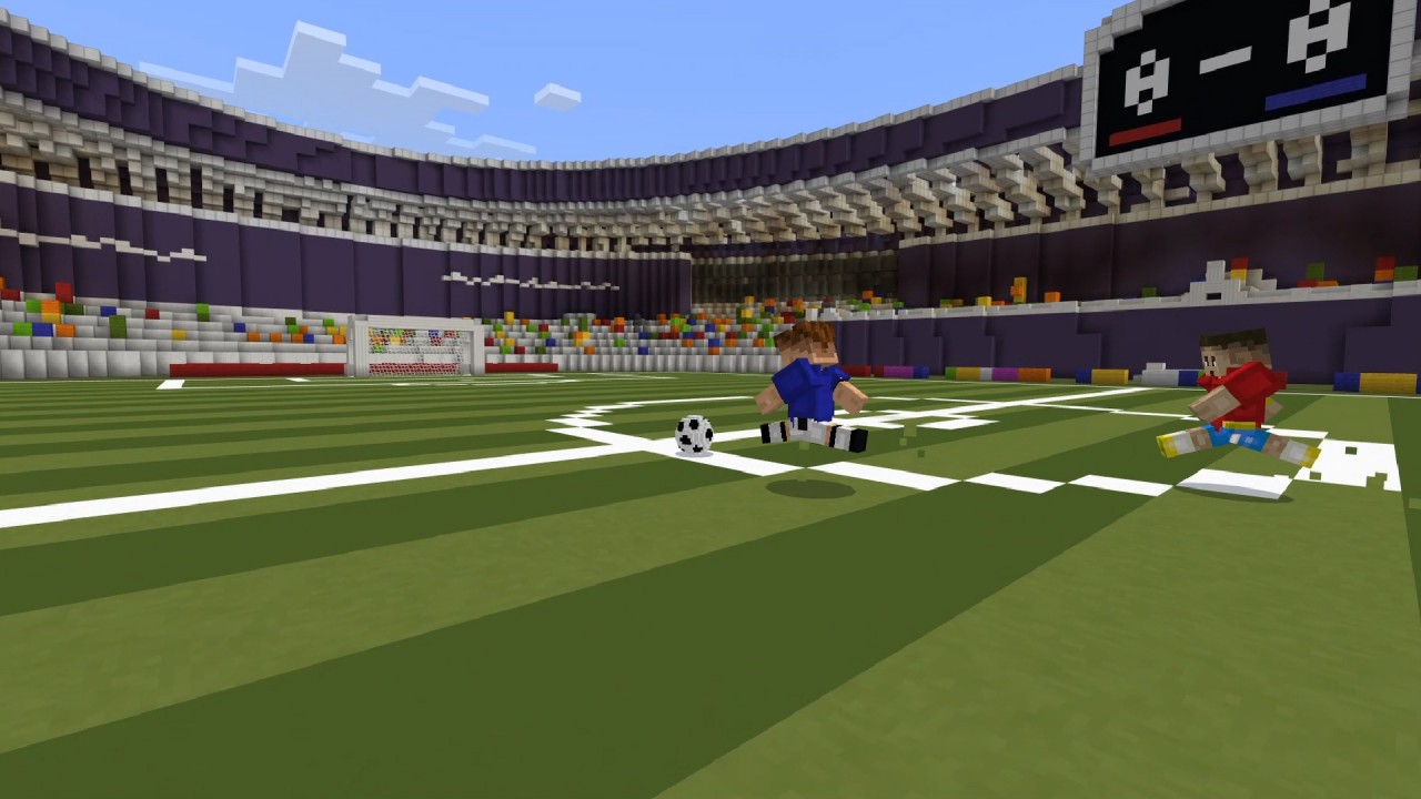 Soccer in Minecraft Minecraft Map