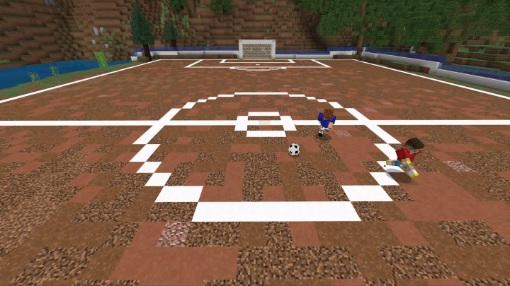Soccer in Minecraft Minecraft Map