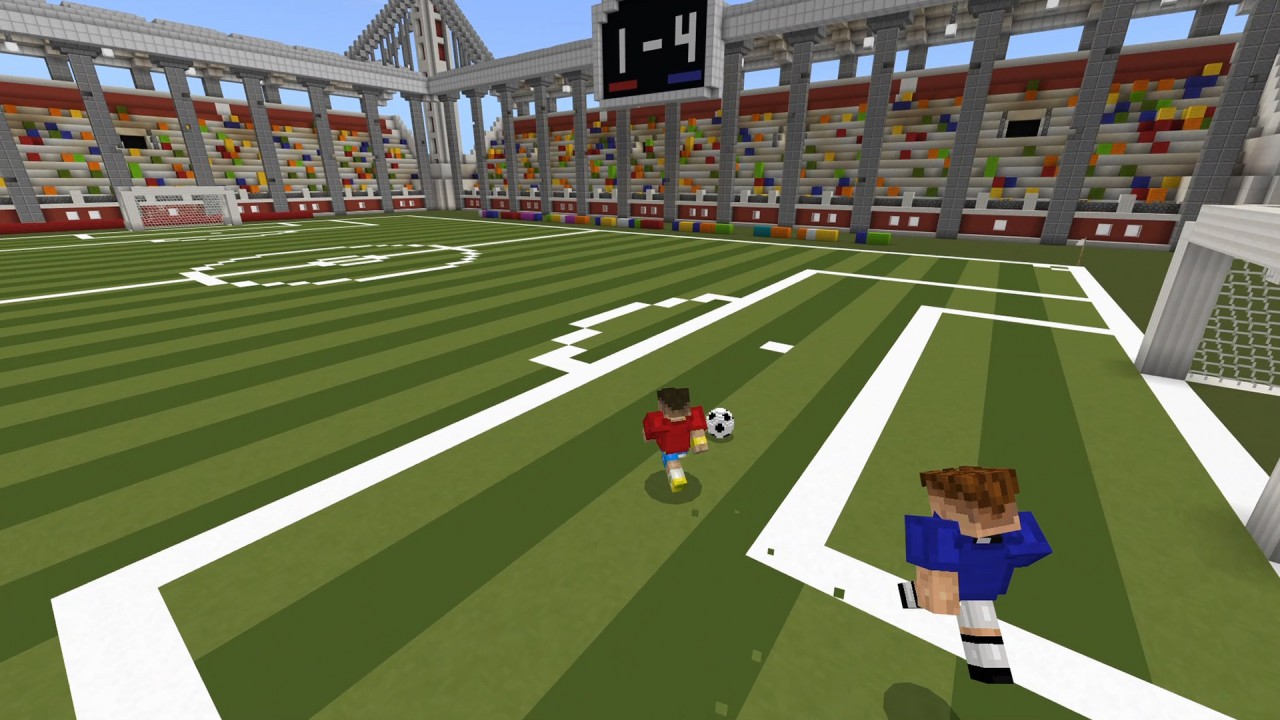 Soccer in Minecraft Minecraft Map