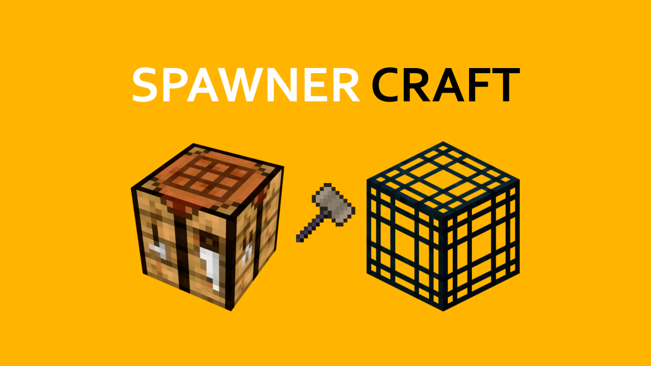 Spawner Craft [Data Pack] Minecraft Data Pack