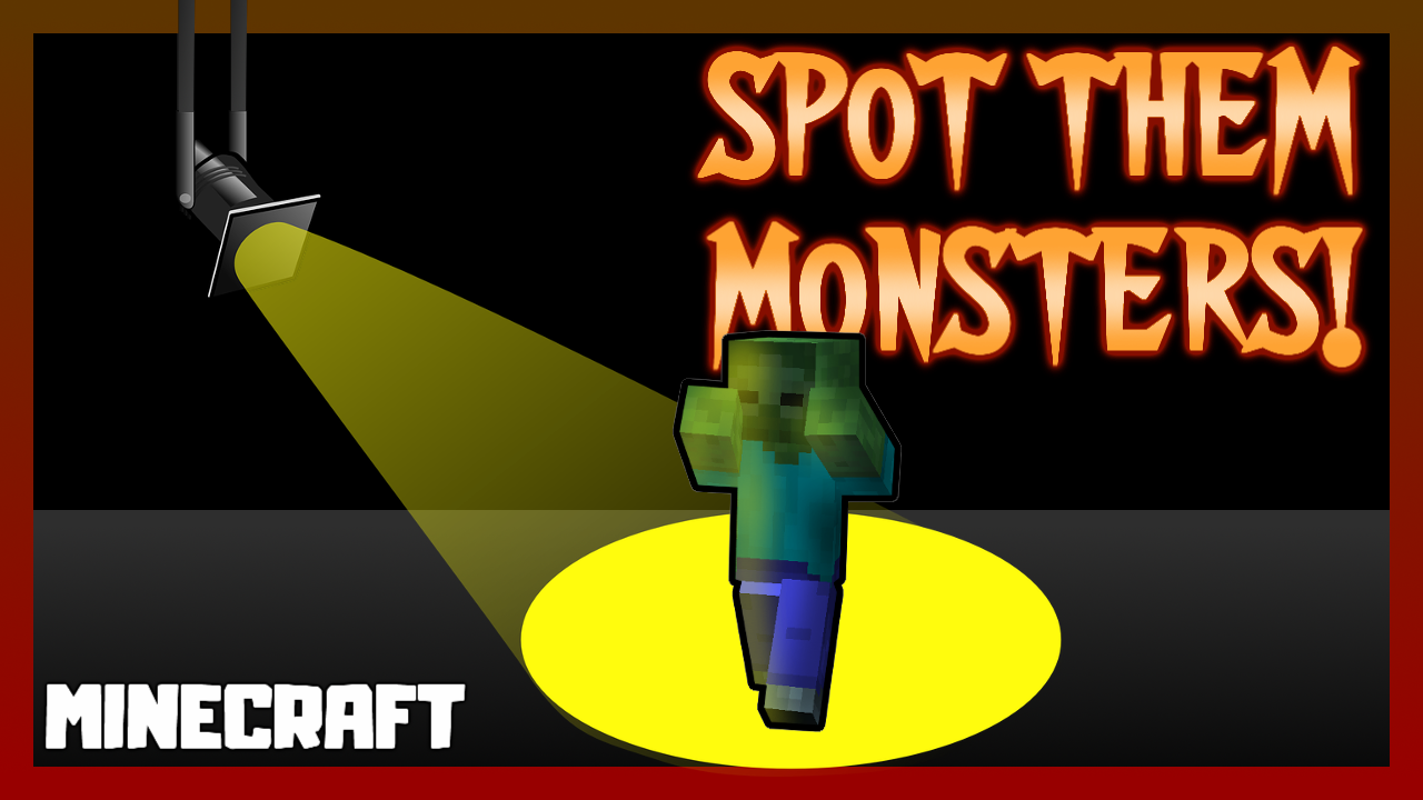 SPOT THEM MONSTERS! Minecraft Texture Pack