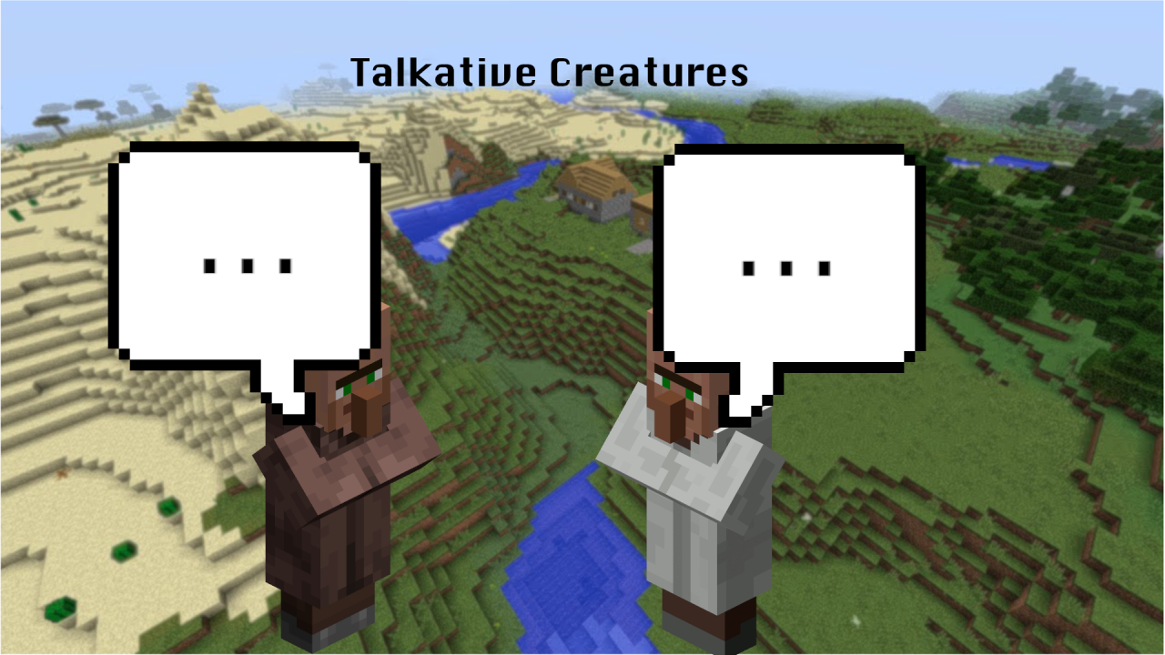 Talkative Creatures Minecraft Data Pack