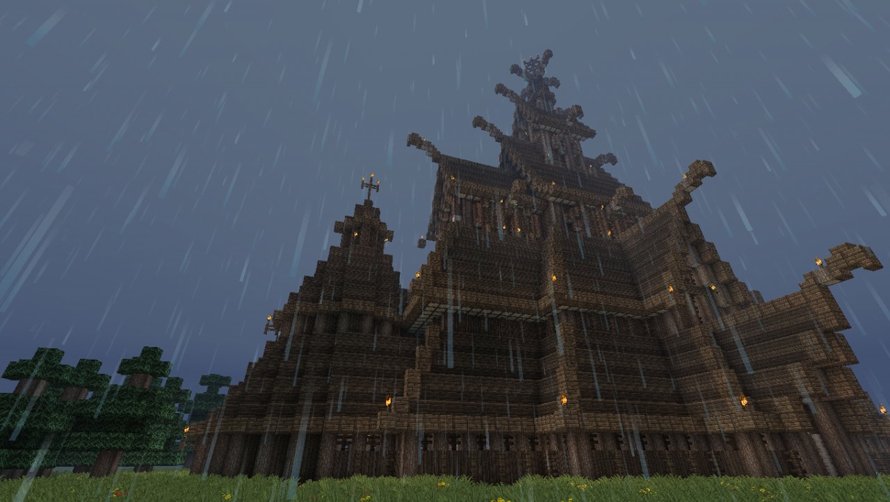 Building and Role-playing Medieval Norway! Minecraft Map