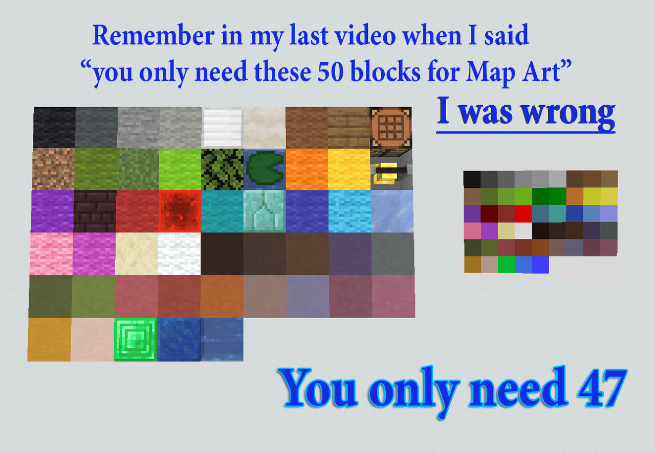 Bee and Blocks Update to my last Map Art Video Minecraft Map