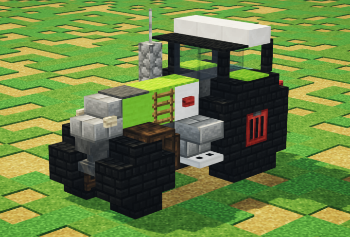 Kenworth T800W w/ Claas Tractor Minecraft Map