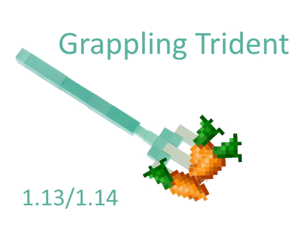 Grappling Trident Minecraft Data Pack
