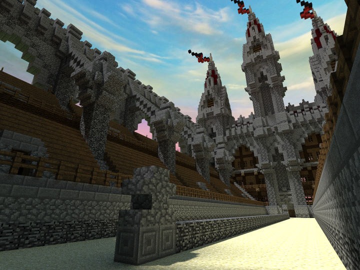 Medieval Tiltyard (Jousting Arena) v2.0 Minecraft Map