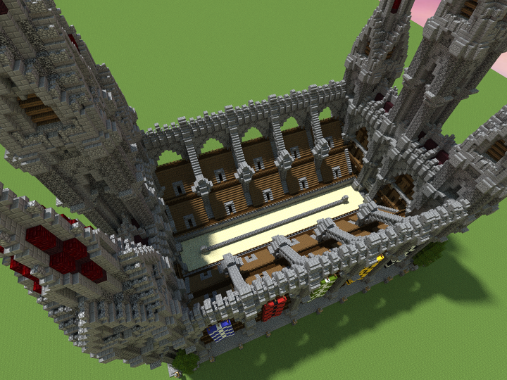 Medieval Tiltyard (Jousting Arena) v2.0 Minecraft Map