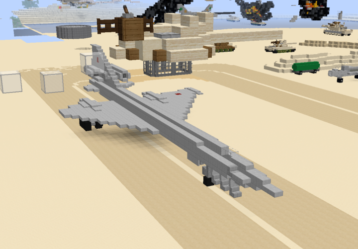 1.5:1 Tupolev Tu-22 'Backfire' Minecraft Map