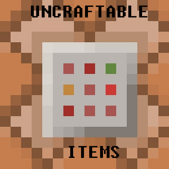 Uncraftable Items Minecraft Data Pack