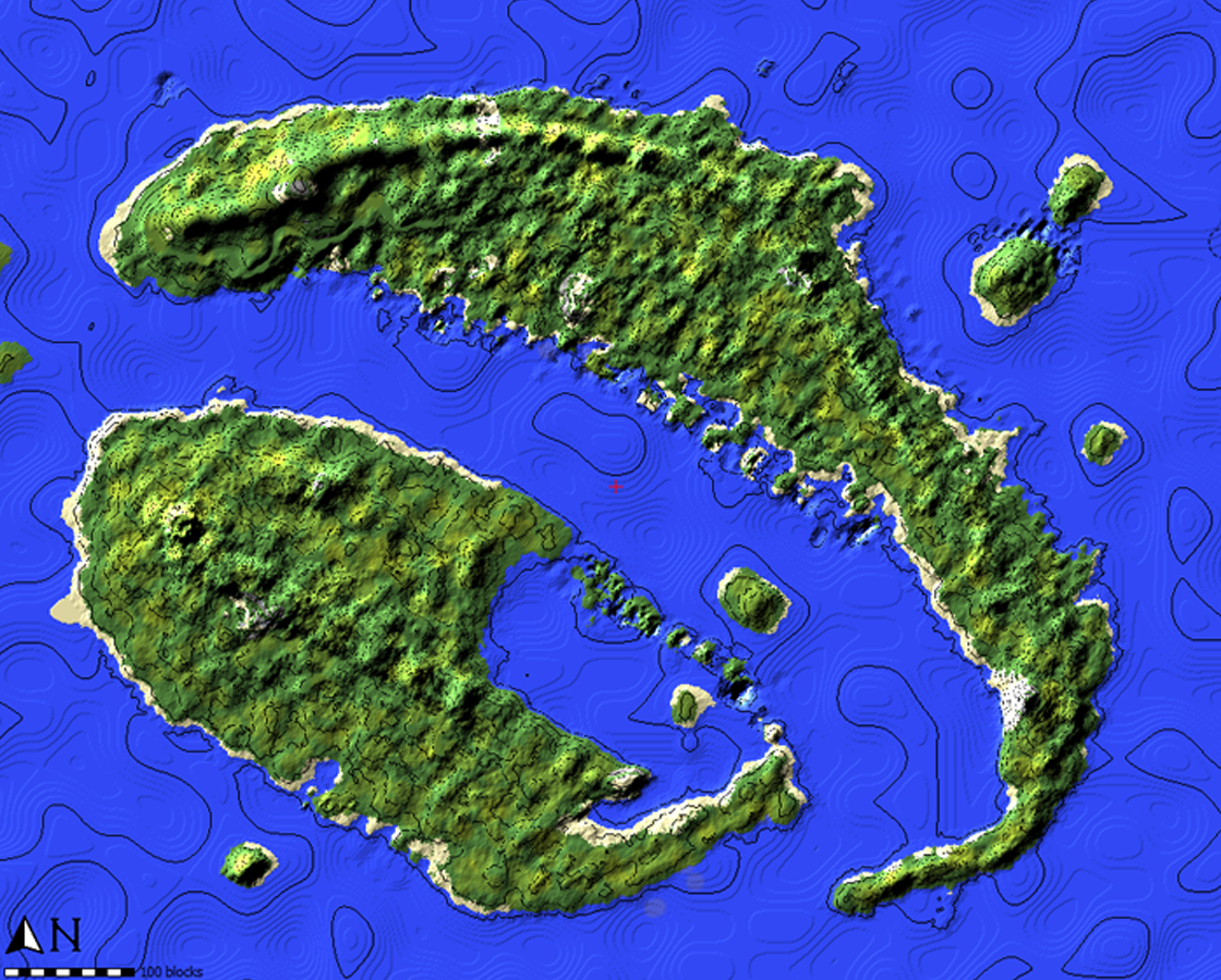 Minecraft Island Map