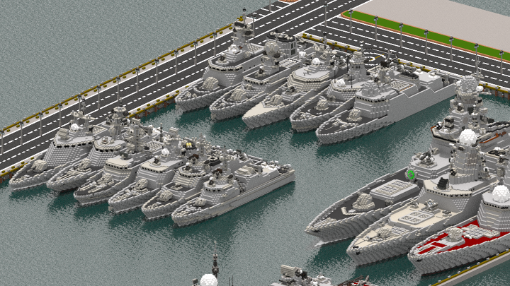 Corvette ft Patrol ship Minecraft Map