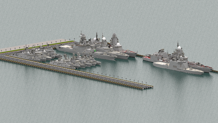 Corvette ft Patrol ship Minecraft Map