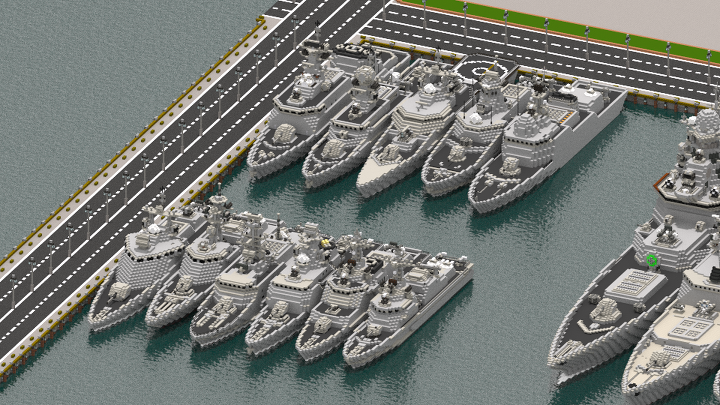 Corvette ft Patrol ship Minecraft Map