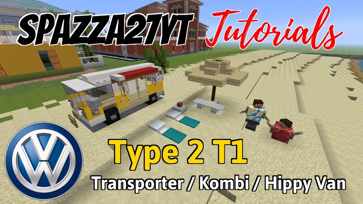 Volkswagen Type 2 T1 Combi Van Minecraft Project
