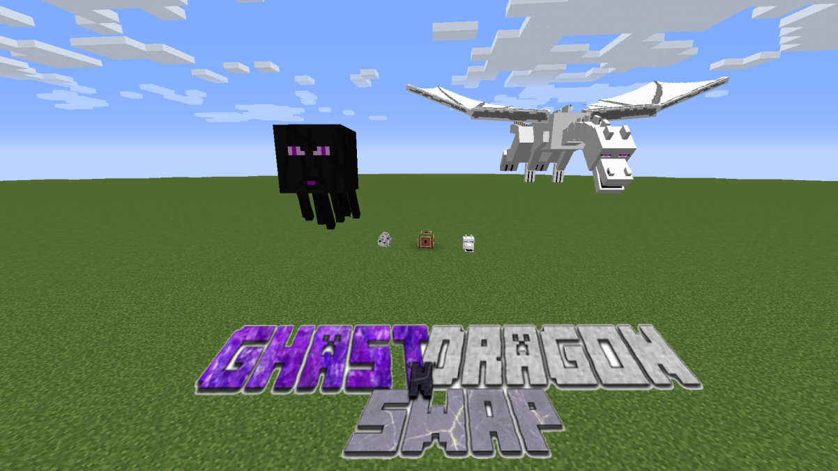 Ghast 'n' Dragon Swap Minecraft Texture Pack