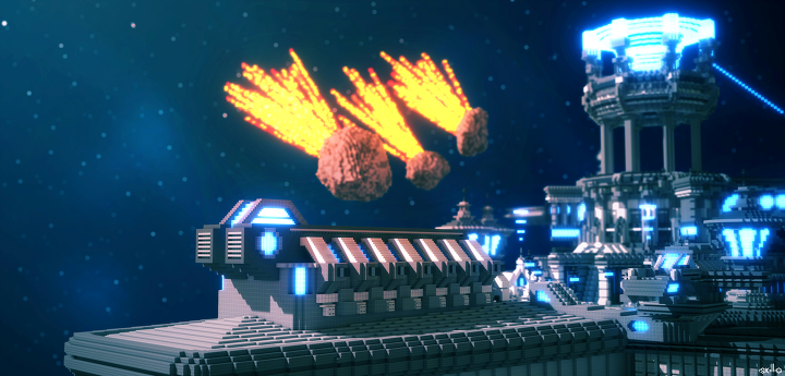 Sci-Fi Spaceship Minecraft Map